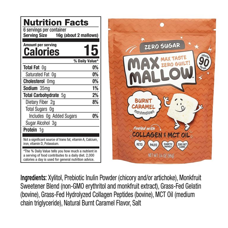 Max Mallow Burnt Caramel Marshmallows-Best Buy Date- January 2025 ...