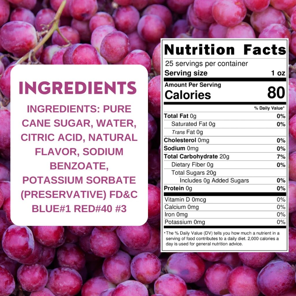 Hip Syrup – Grape | Sugarless Delite