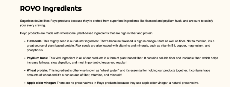 Royo Low-Carb Artisan Bread | Sugarless Delite