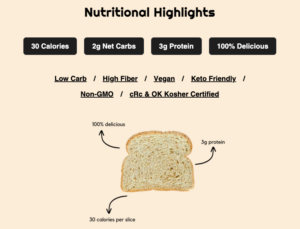 Royo Low-Carb Artisan Bread | Sugarless Delite